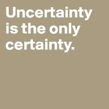 Certainly Uncertain – Thriving Chronicles